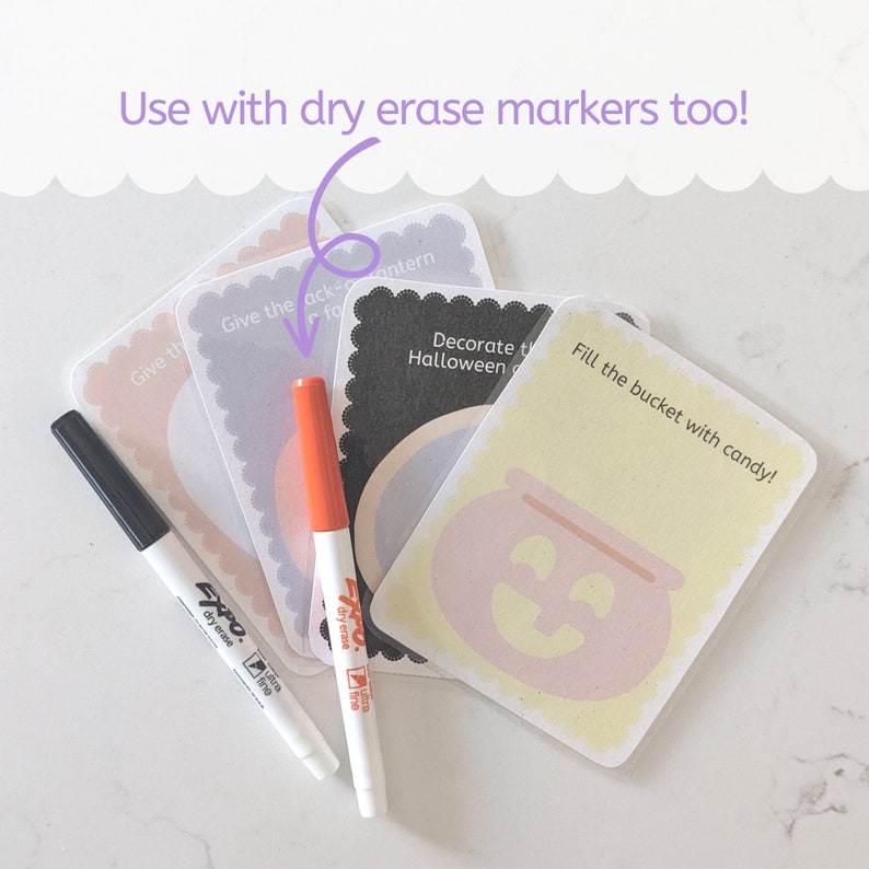 Halloween Playdough Mats, Playdough Mats for Kids, Halloween Dry Erase ...