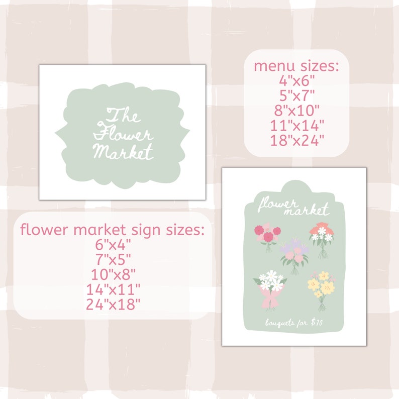 Flower Market Pretend Play Set, Flower Market Dramatic Play, Spring ...