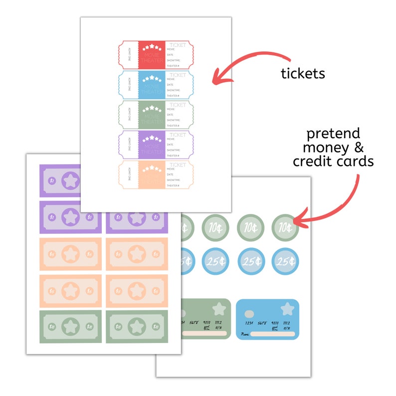 Pretend Play Movie Theater, Dramatic Play Movie Theater, Pretend Play ...