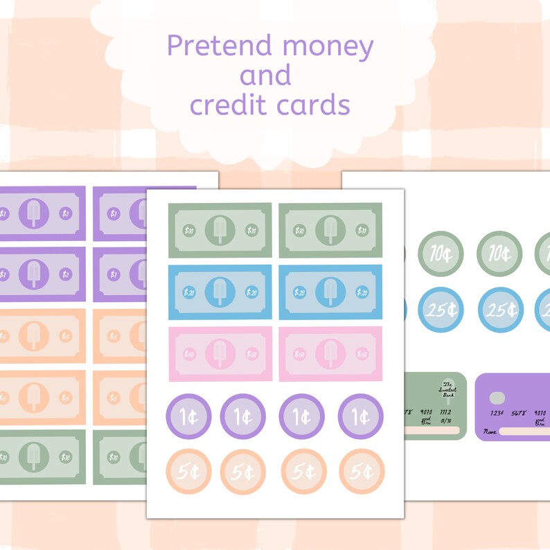 Popsicle Stand Pretend Play Set, Popsicle Stand Dramatic Play Set ...