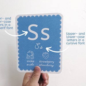 Printable Alphabet Flashcards, Alphabet Flashcard Digital Download ...