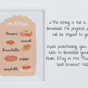 Pretend Play Italian Restaurant Menu, Dramatic Play Menu, Pretend Play ...
