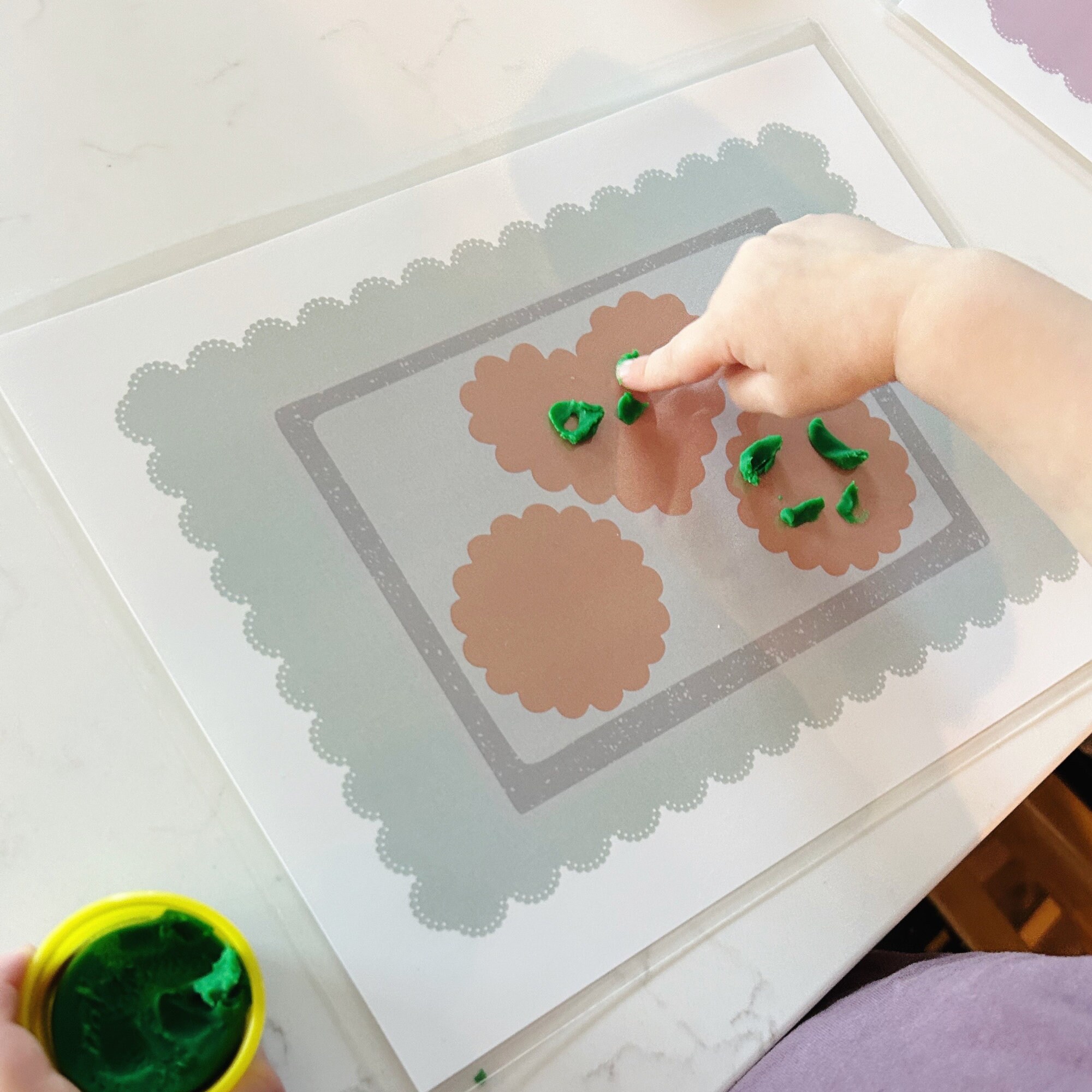 Valentine's Day Playdough Mats, Valentine's Bakery Playdough Mats for ...