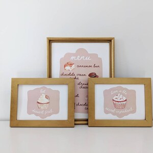 Pretend Play Bakery Dessert Menu, Dramatic Play Menu, Pretend Play Menu ...