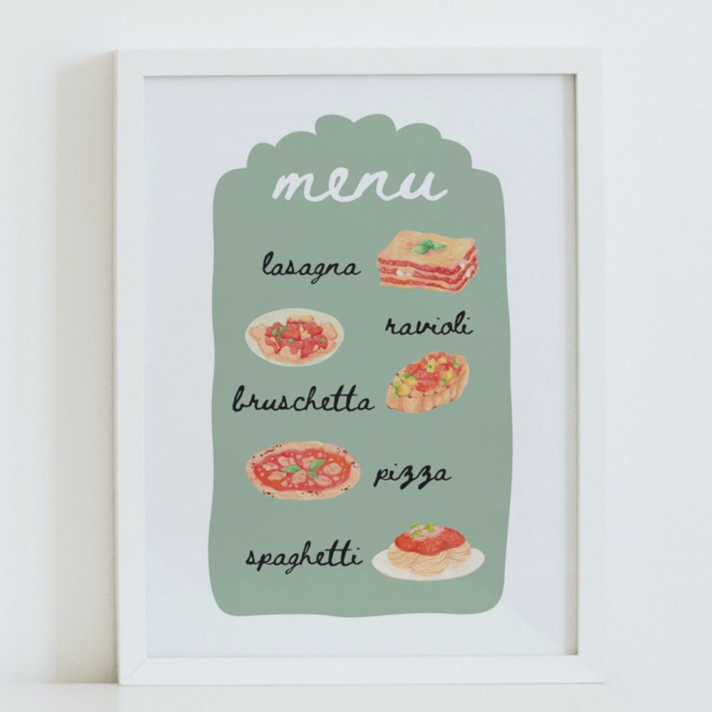 Pretend Play Italian Restaurant Menu, Dramatic Play Menu, Pretend Play ...