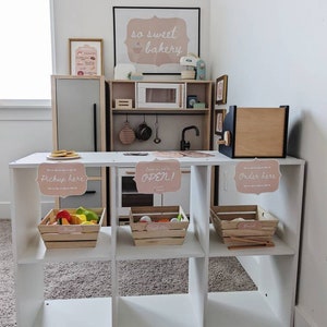 Bakery Pretend Play Set Bakery Dramatic Play Restaurant - Etsy