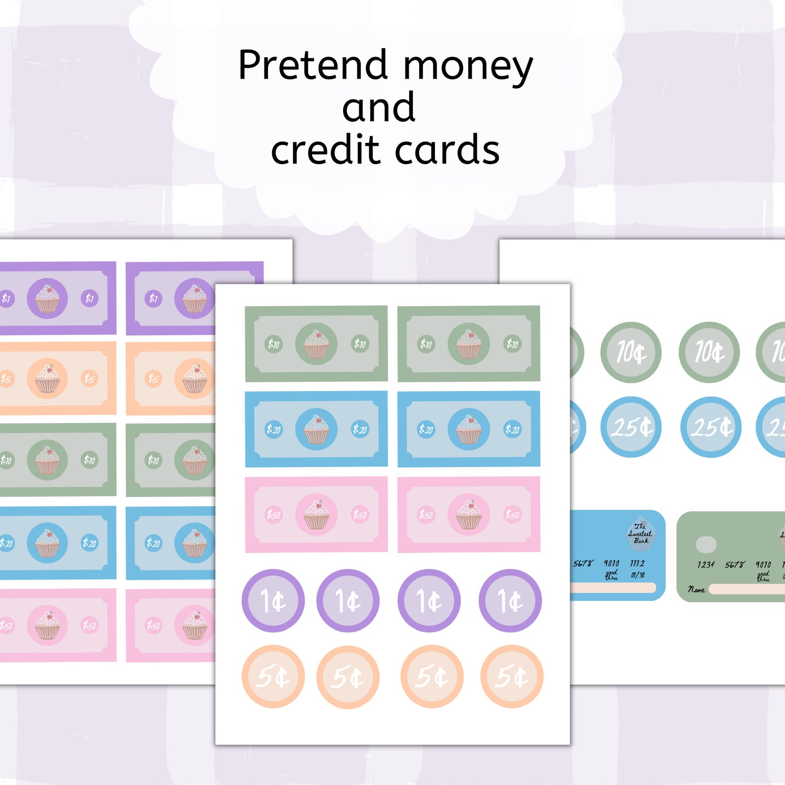 Bakery Pretend Play Set, Bakery Dramatic Play, Restaurant Pretend Play ...