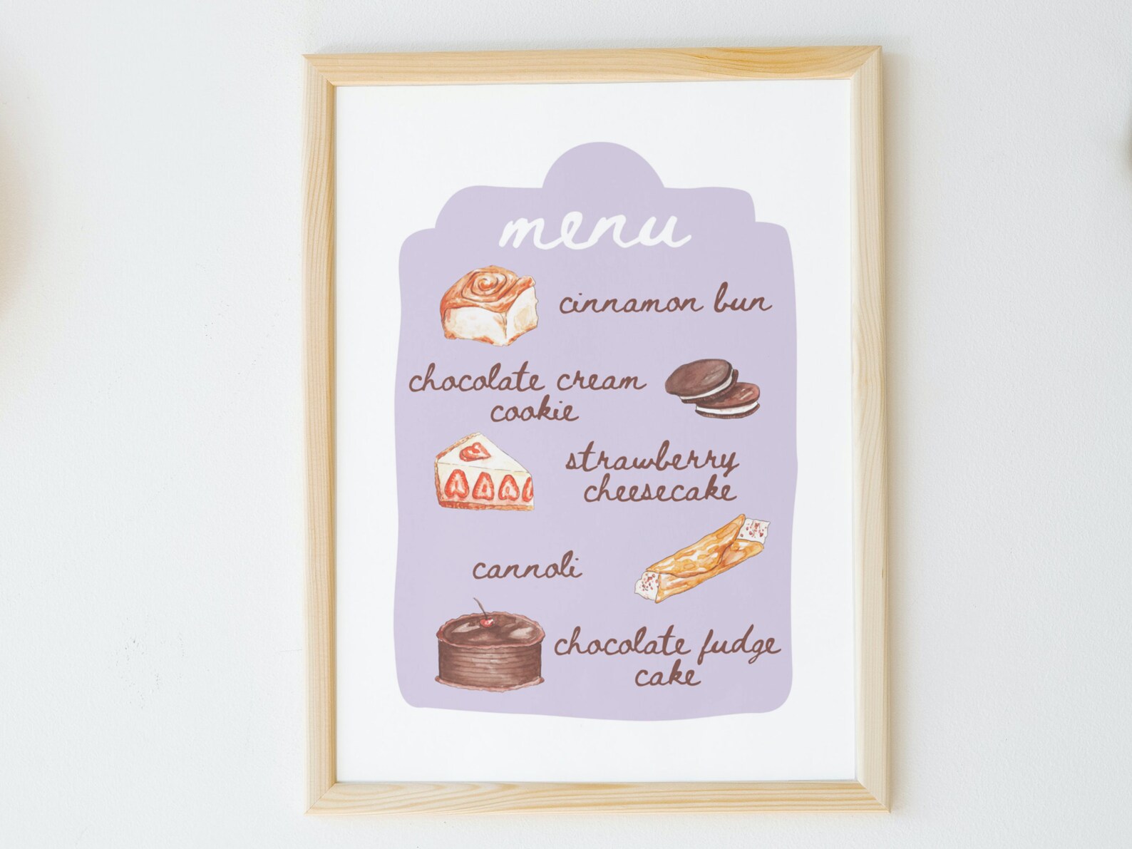 Pretend Play Bakery Dessert Menu, Dramatic Play Menu, Pretend Play Menu ...