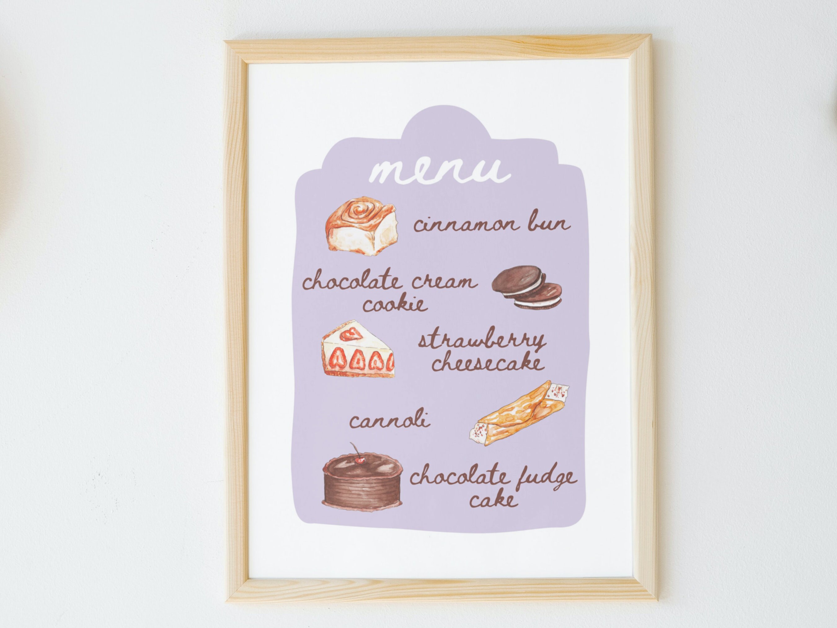 Pretend Play Bakery Dessert Menu, Dramatic Play Menu, Pretend Play Menu ...