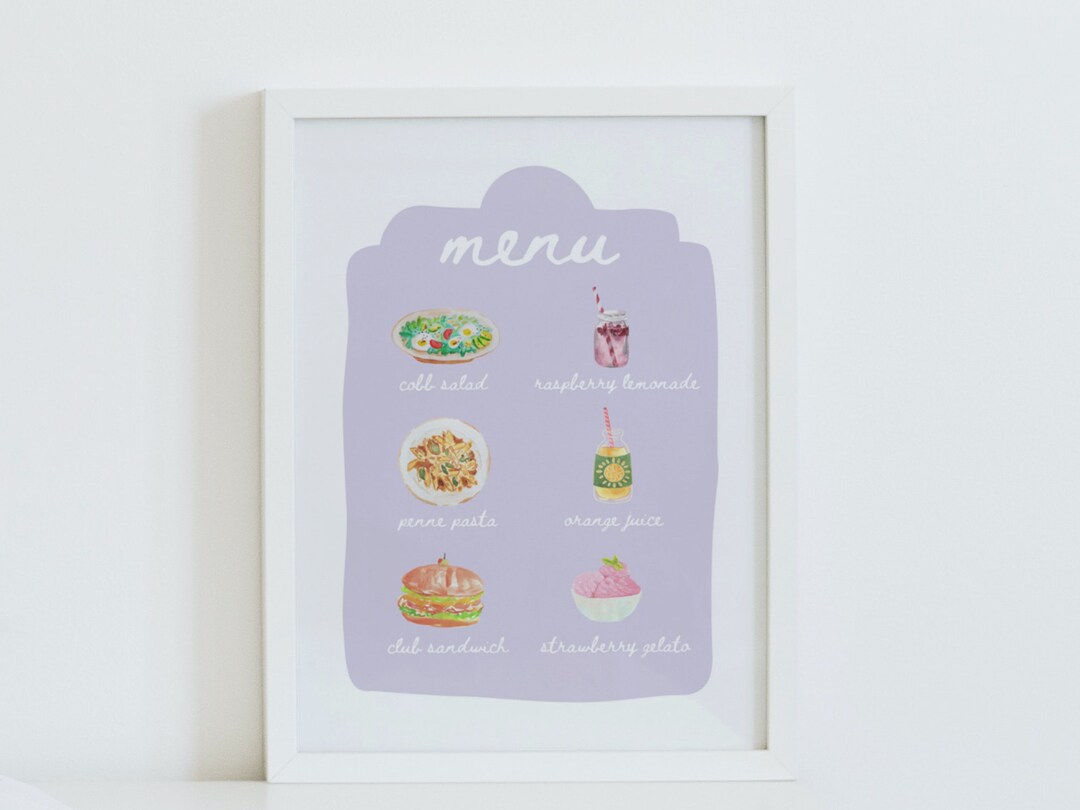 Pretend Play Café Menu Dramatic Play Café Menu Pretend Play - Etsy