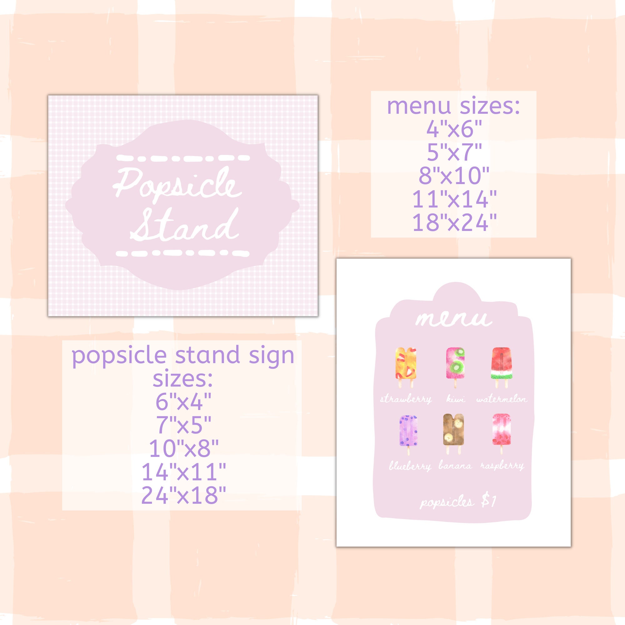 Popsicle Stand Pretend Play Set, Popsicle Stand Dramatic Play Set ...