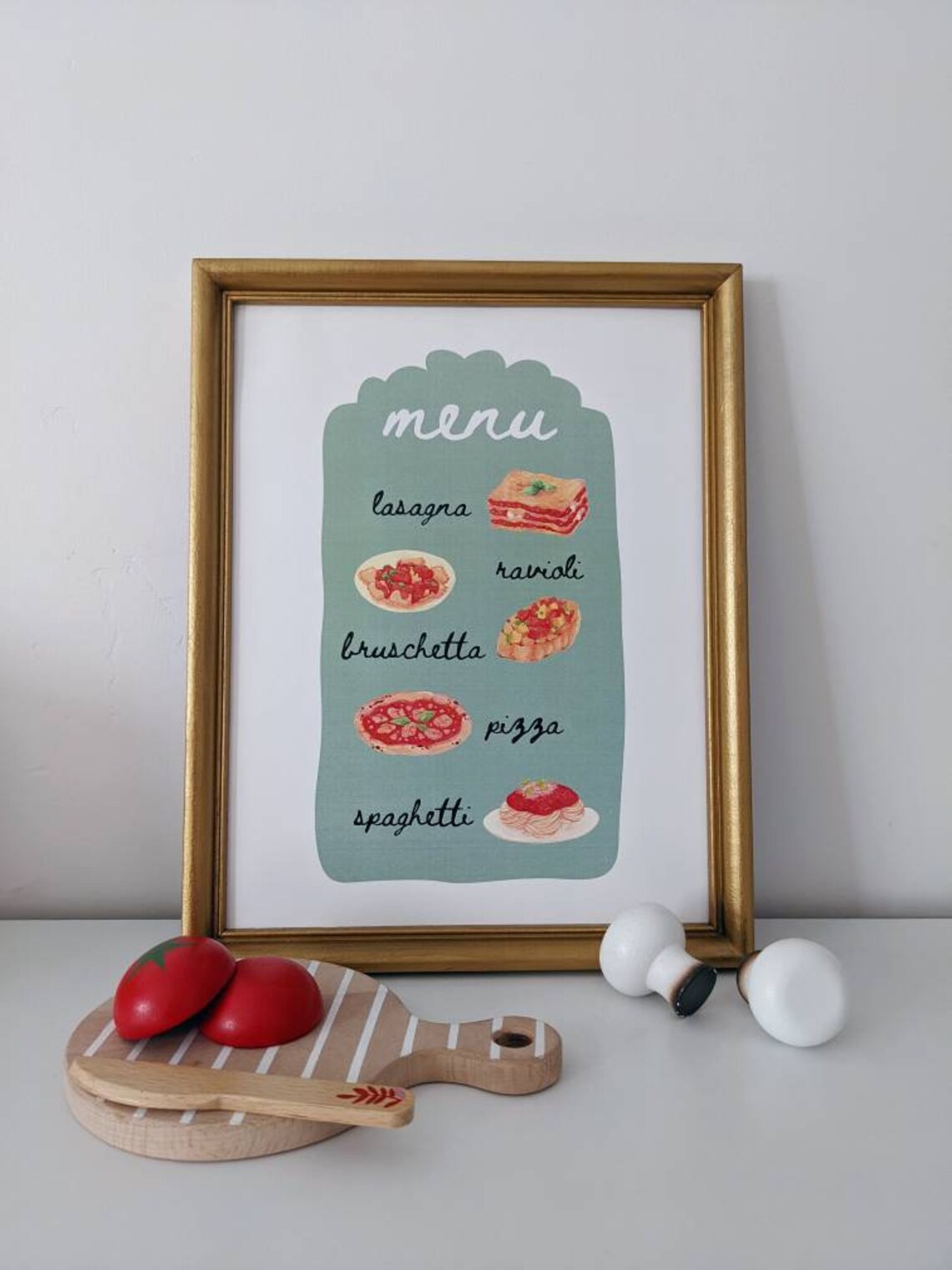 Pretend Play Italian Restaurant Menu, Dramatic Play Menu, Pretend Play ...