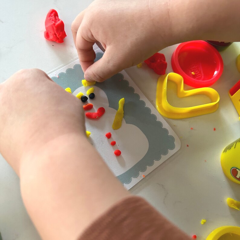 Christmas Playdough Mats, Christmas Playdough Mats for Kids, Christmas ...