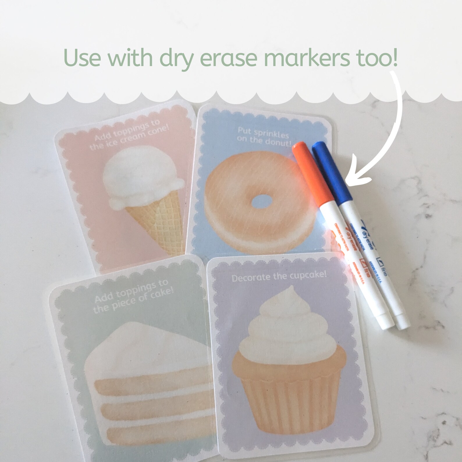 Sweet Treats Playdough Mats, Playdough Mats for Kids, Pretend Play ...