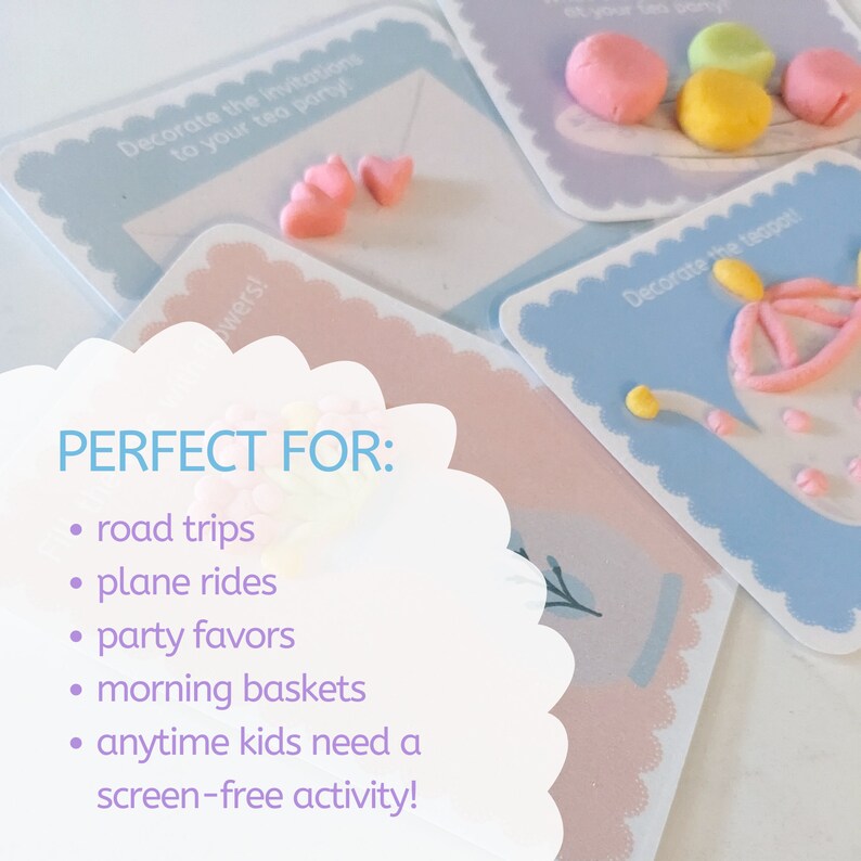 Tea Party Playdough Mats, Pretend Play Tea Party Play Dough Mats ...