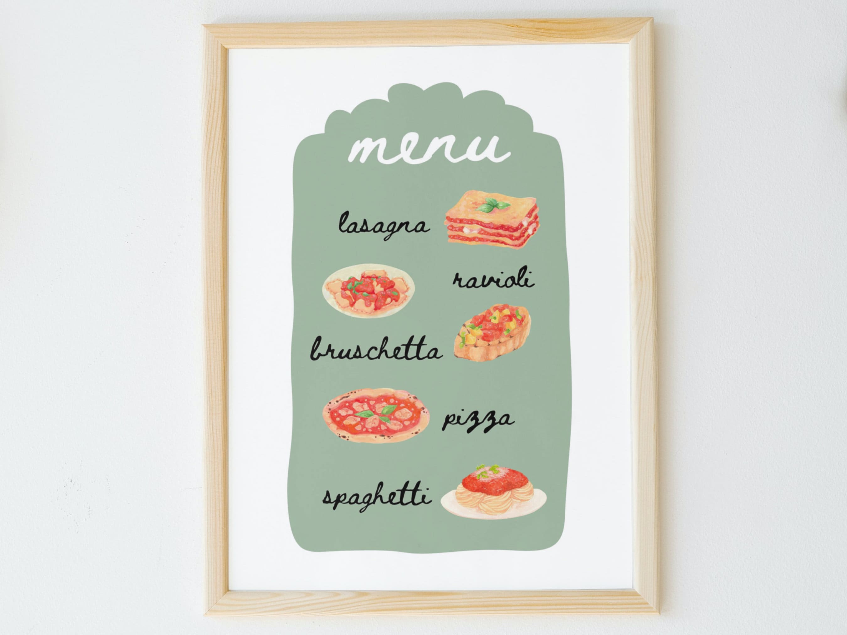 Pretend Play Italian Restaurant Menu, Dramatic Play Menu, Pretend Play ...