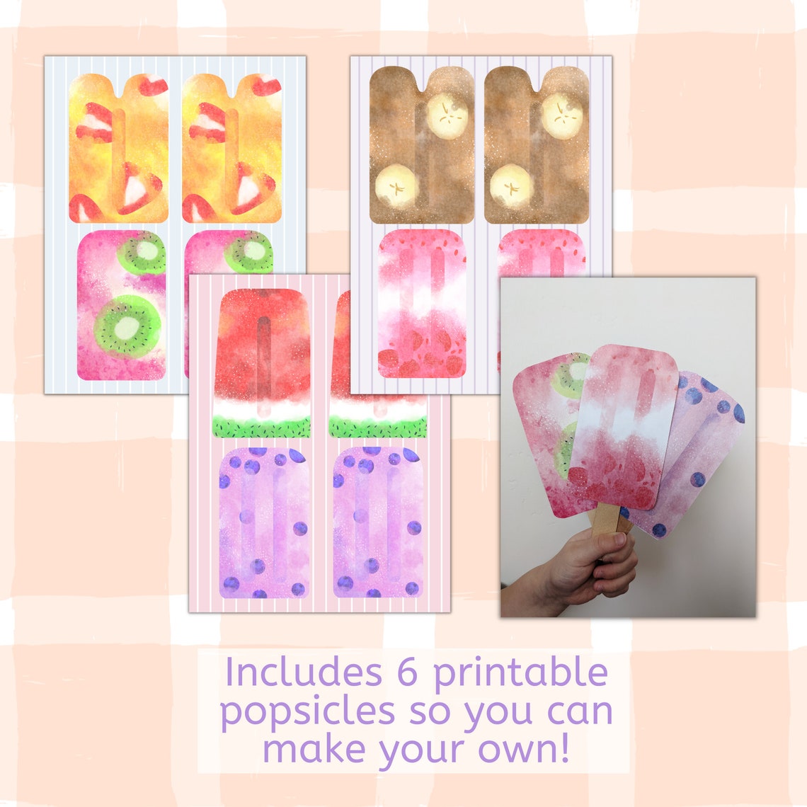 Popsicle Stand Pretend Play Set, Popsicle Stand Dramatic Play Set ...