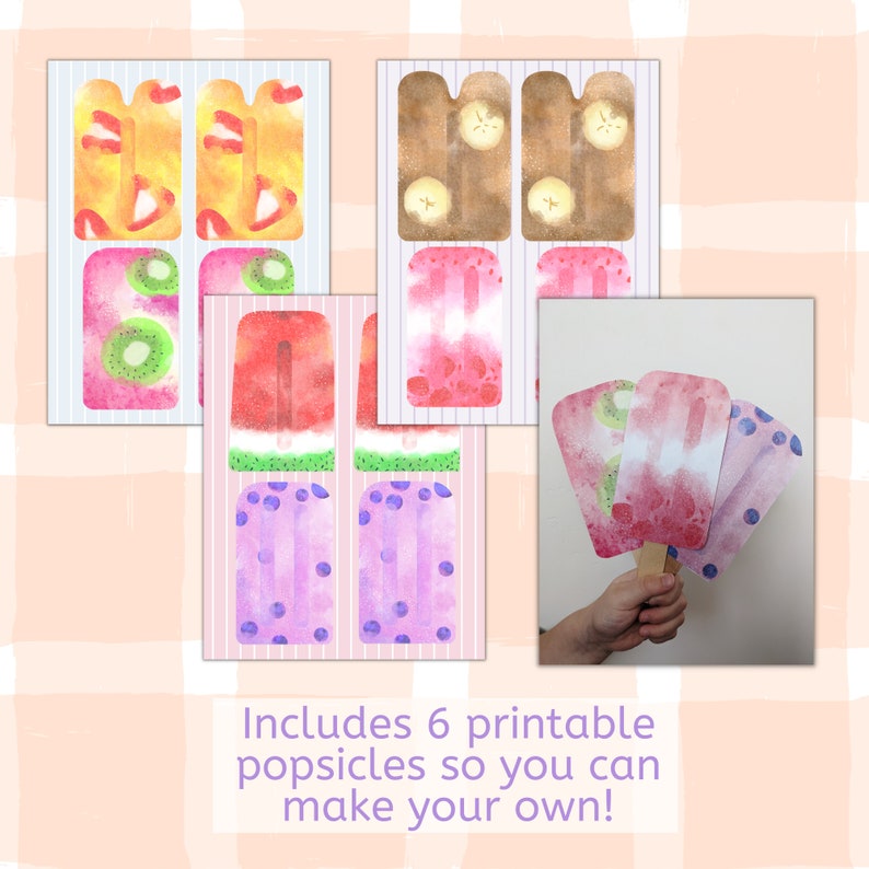 Popsicle Stand Pretend Play Set, Popsicle Stand Dramatic Play Set ...