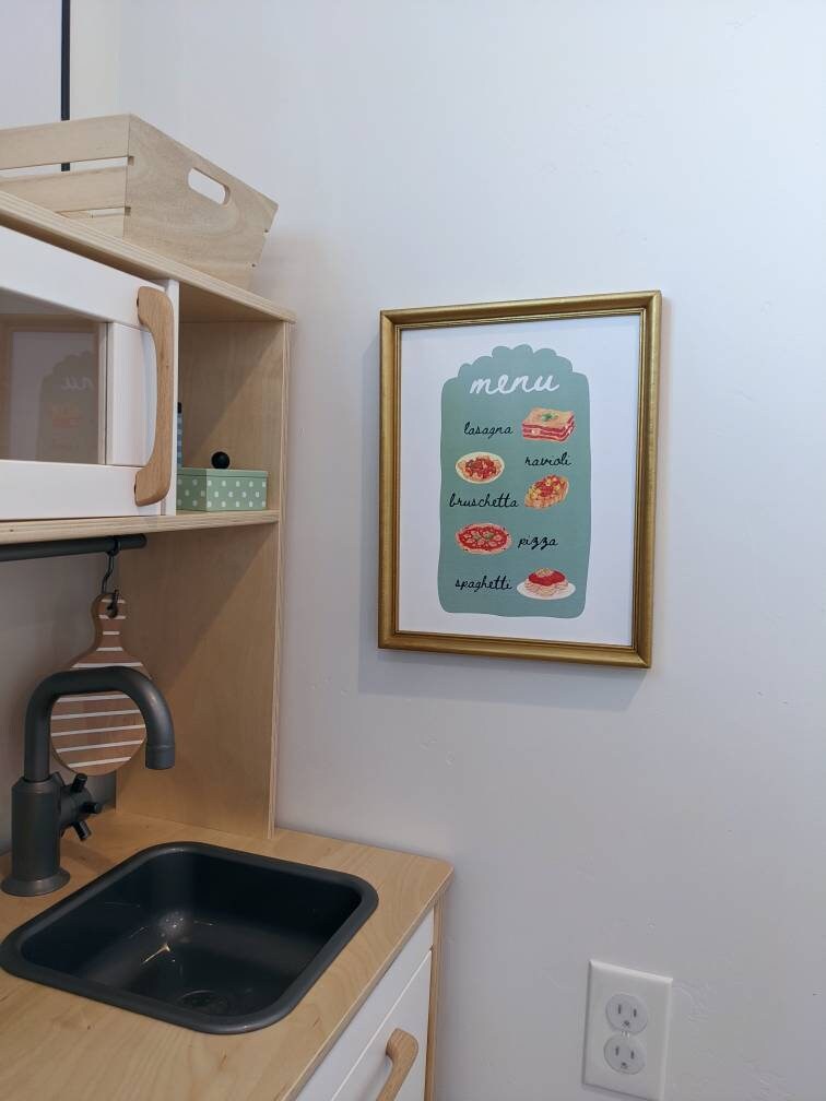 Pretend Play Italian Restaurant Menu, Dramatic Play Menu, Pretend Play ...