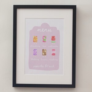 Pretend Play Popsicle Menu, Dramatic Play Menu, Pretend Play Menu for ...