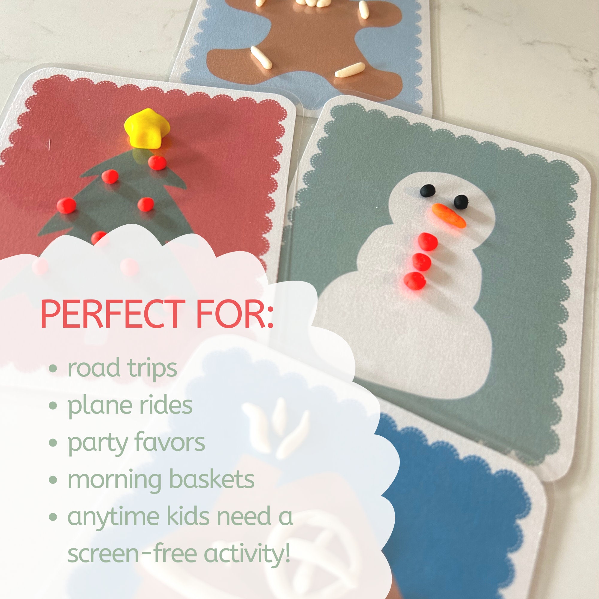 Christmas Playdough Mats, Christmas Playdough Mats for Kids, Christmas ...