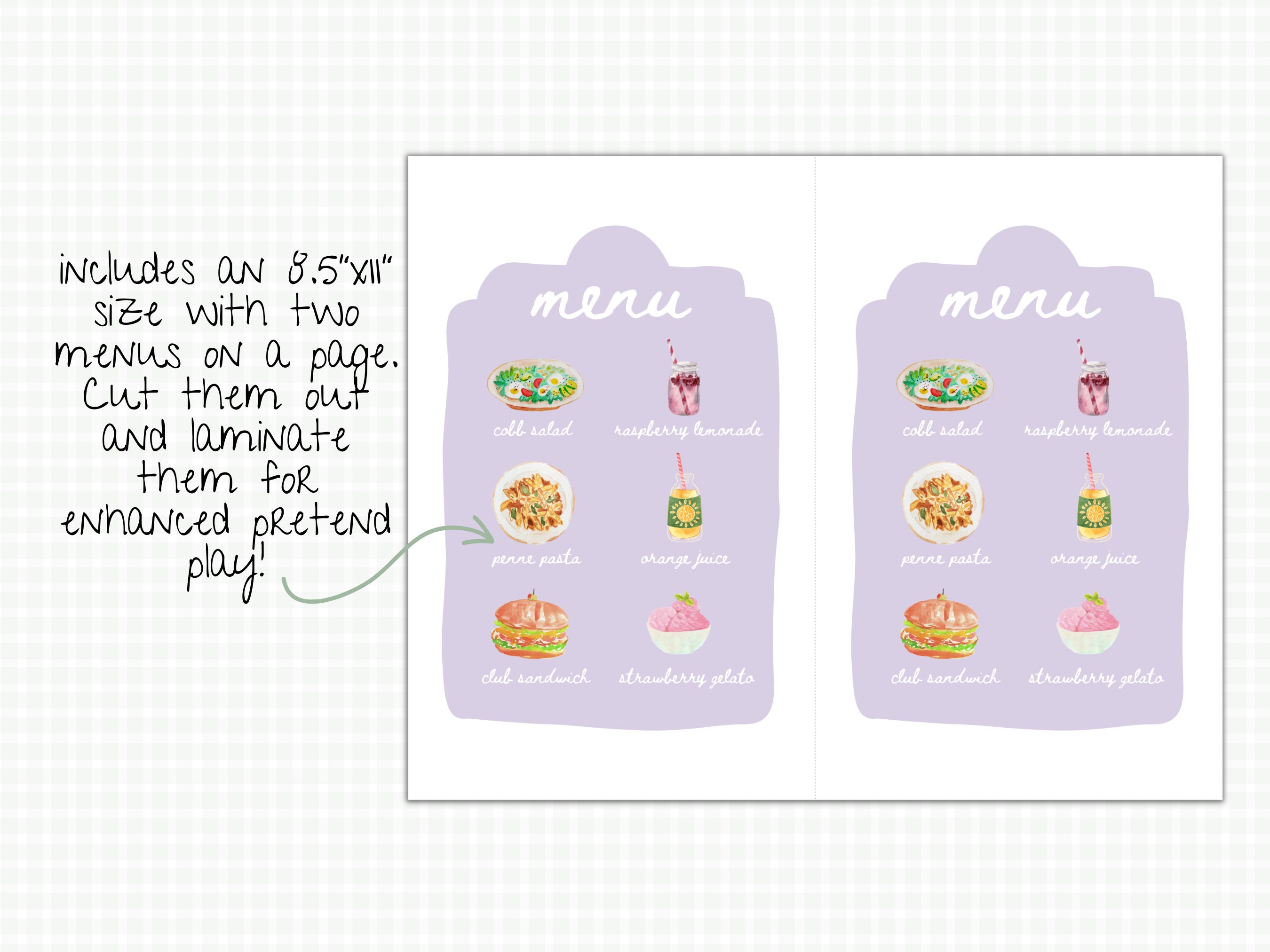Pretend Play Café Menu, Dramatic Play Café Menu, Pretend Play ...