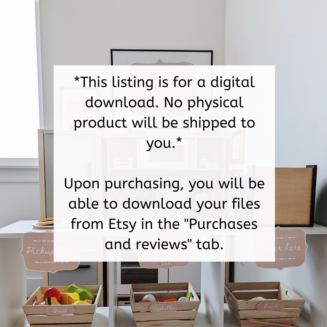 Bakery Pretend Play Set, Bakery Dramatic Play, Restaurant Pretend Play ...