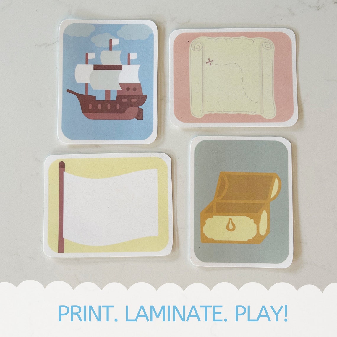 Pirate Playdough Mats, Pretend Play Pirate Play Dough Mats, Pretend ...