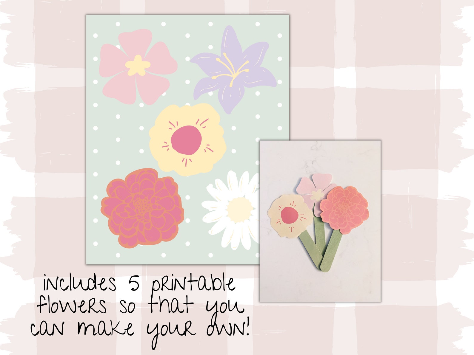Flower Market Pretend Play Set Flower Market Dramatic Play - Etsy