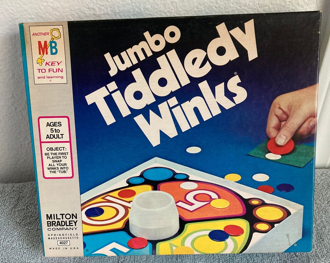 1968 Jumbo Tiddley Winks Game by Milton Bradley - Etsy