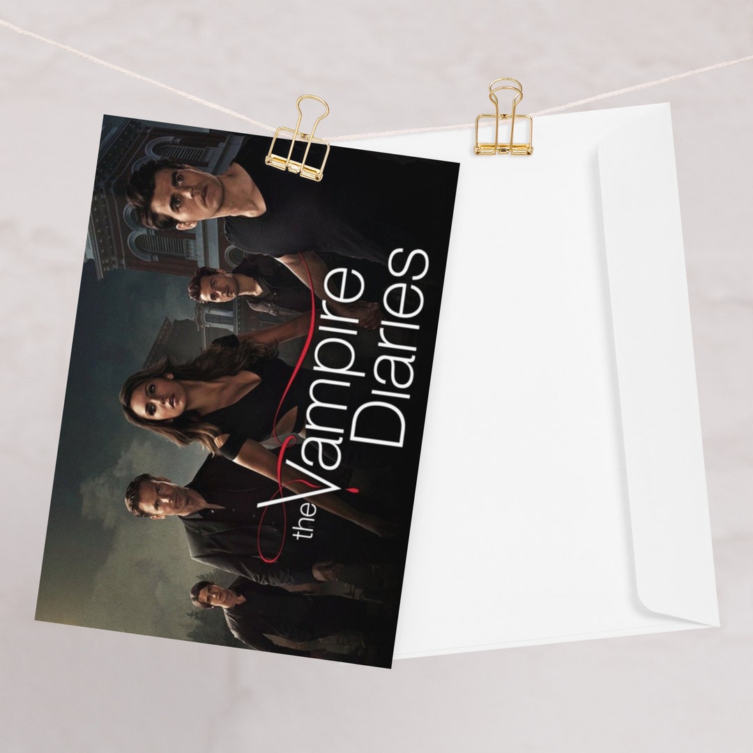 Vampire Diaries Greeting Card - Etsy