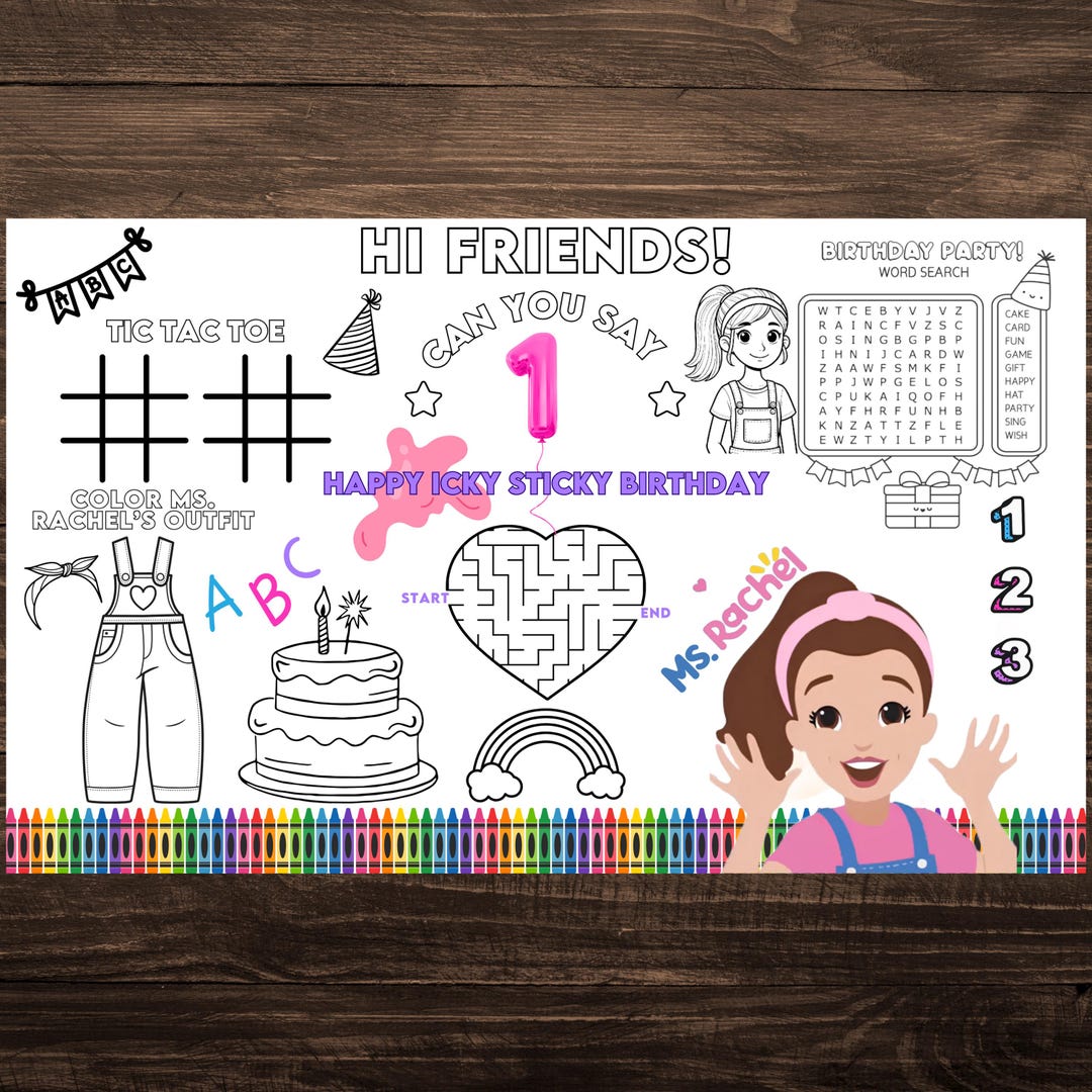 Digital Item: Can You Say 1 Activity Sheet - Etsy