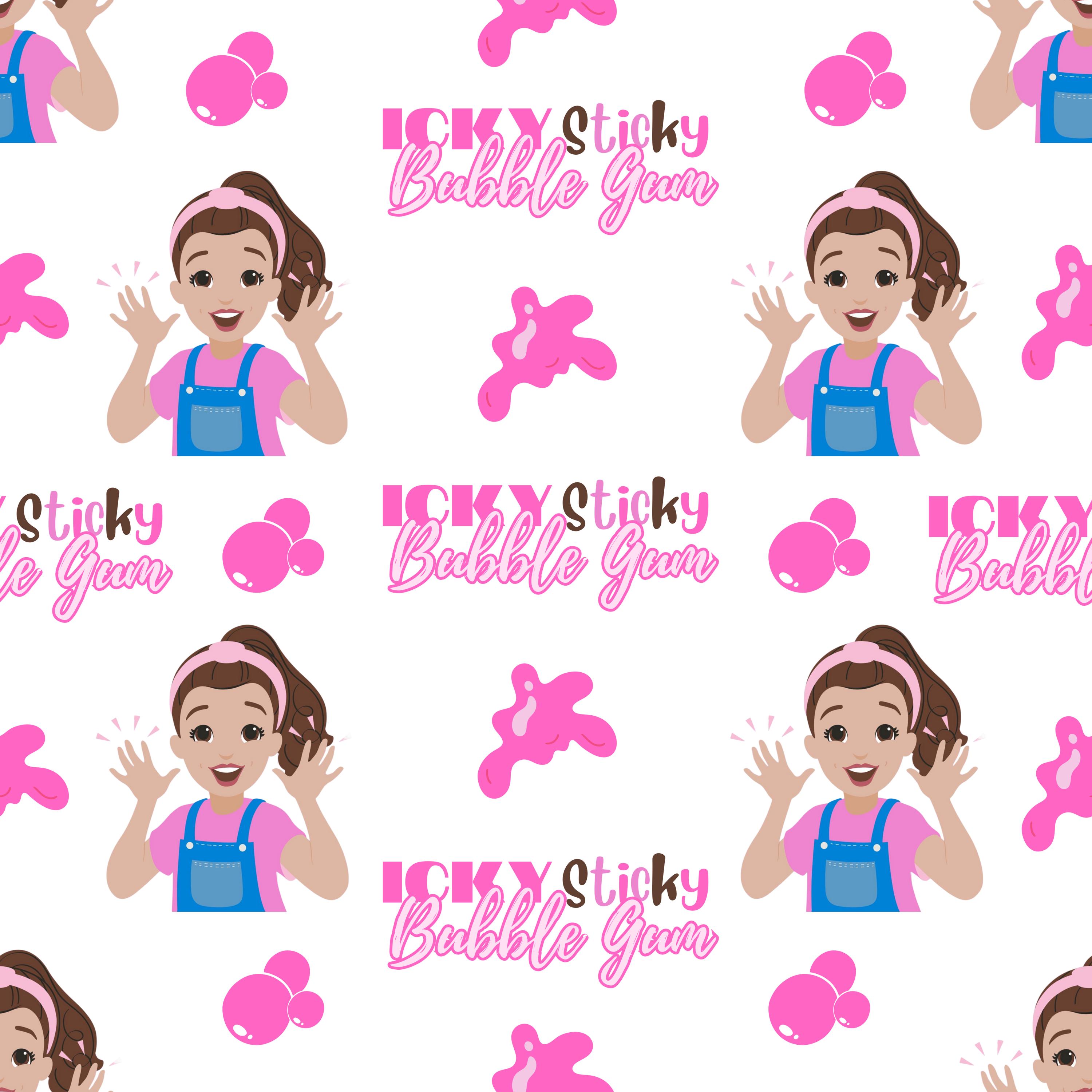 Icky Sticky Bubble Gum Digital Paper Bundle: Seamless Designs - Etsy