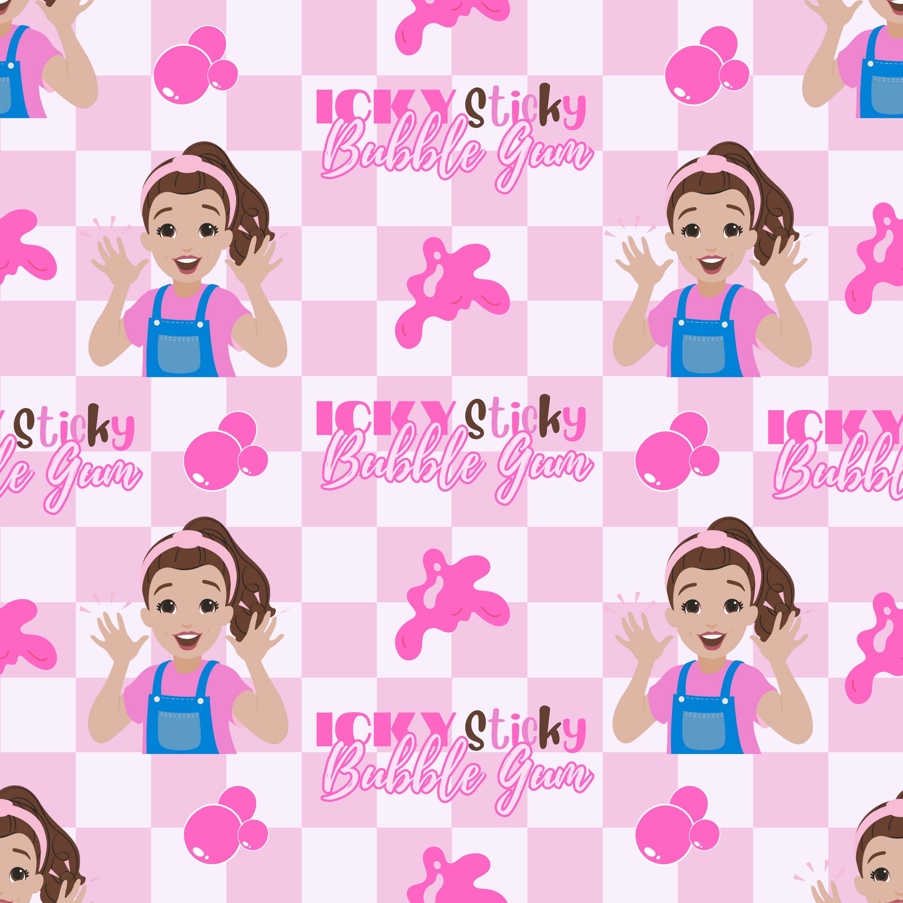 Icky Sticky Bubble Gum Digital Paper Bundle: Seamless Designs - Etsy