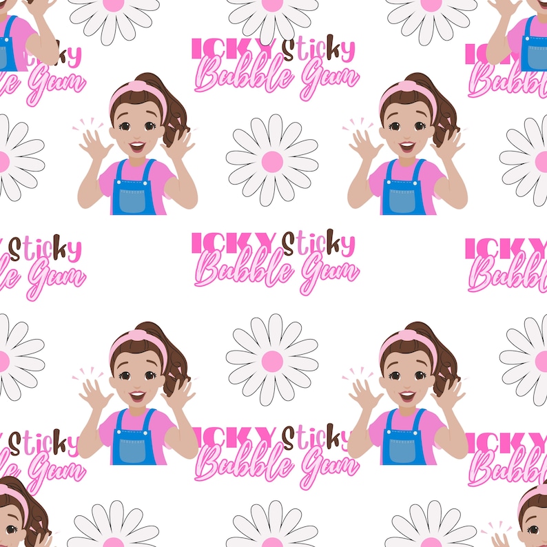 Icky Sticky Bubble Gum Digital Paper Bundle: Seamless Designs - Etsy