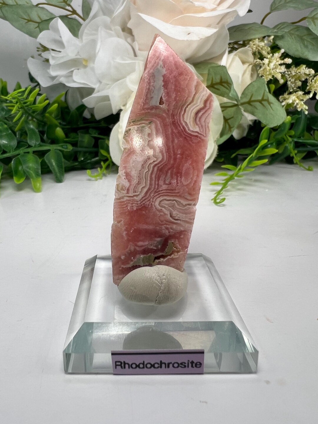 Specimen Rhodochrosite Geode Quartz - Etsy