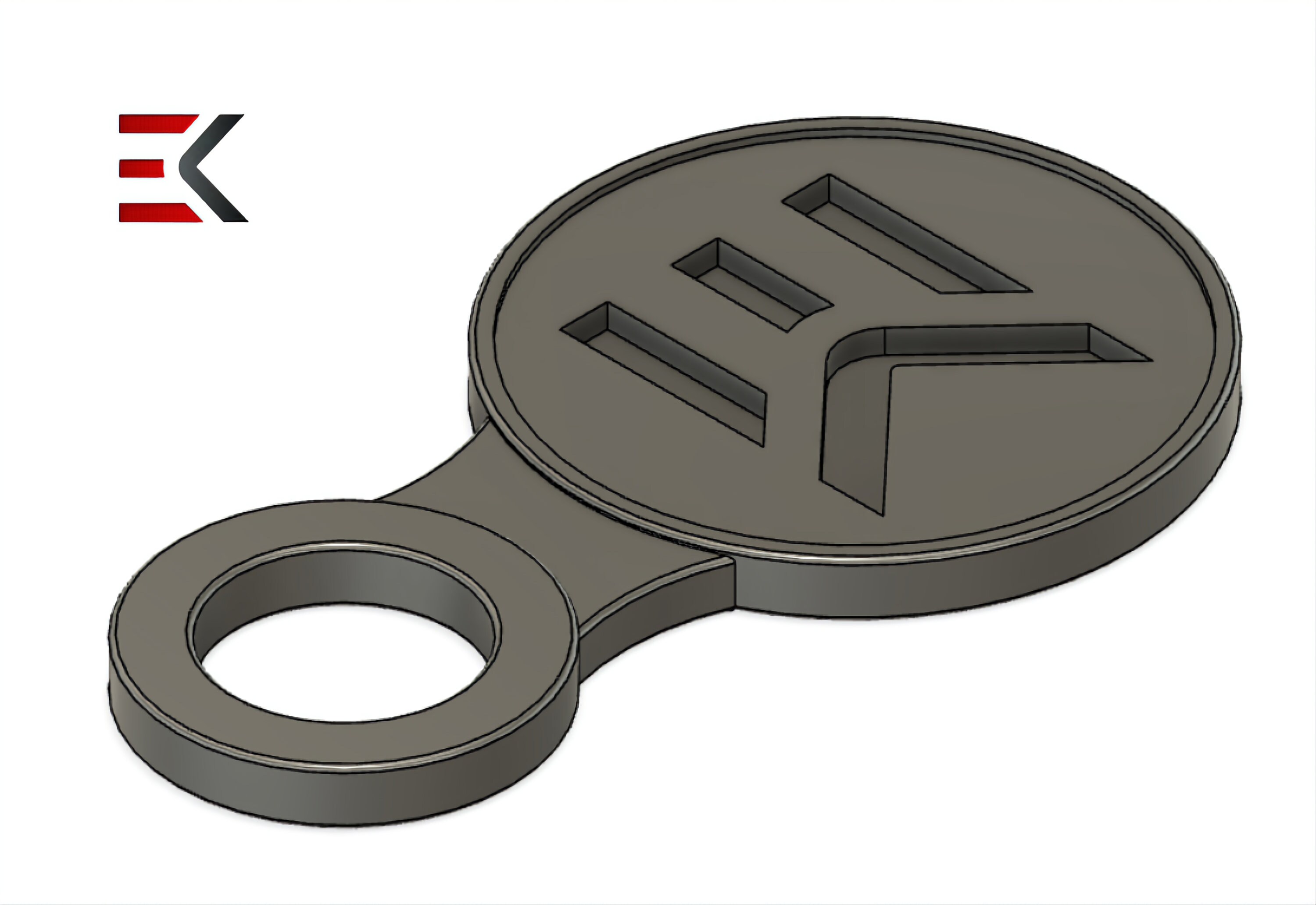 Shopping Cart Token/key 3D Keychains STL File. - Etsy