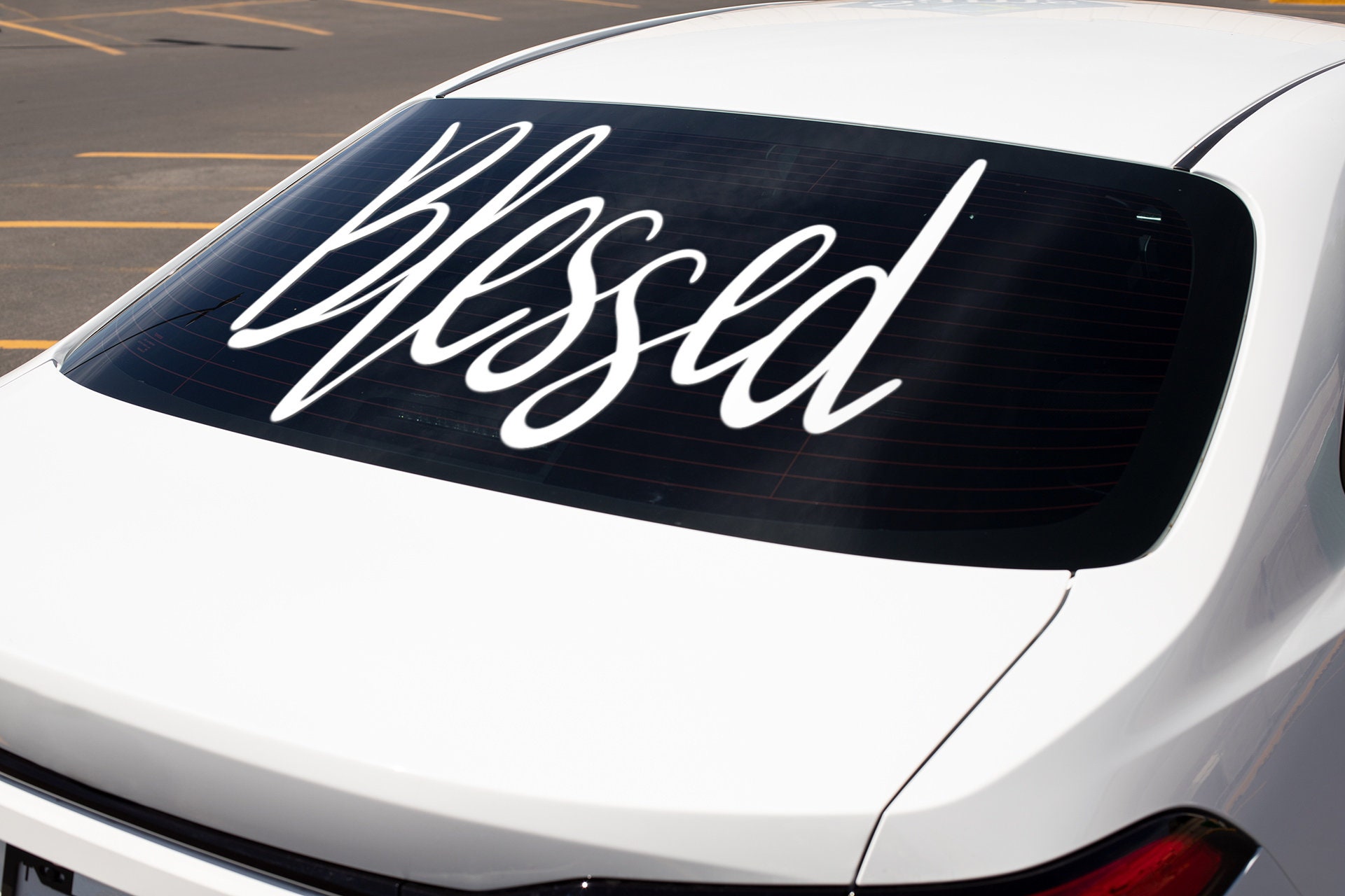 Blessed Handwritten Design in Black and White 300dpi PNG SVG DXF ...
