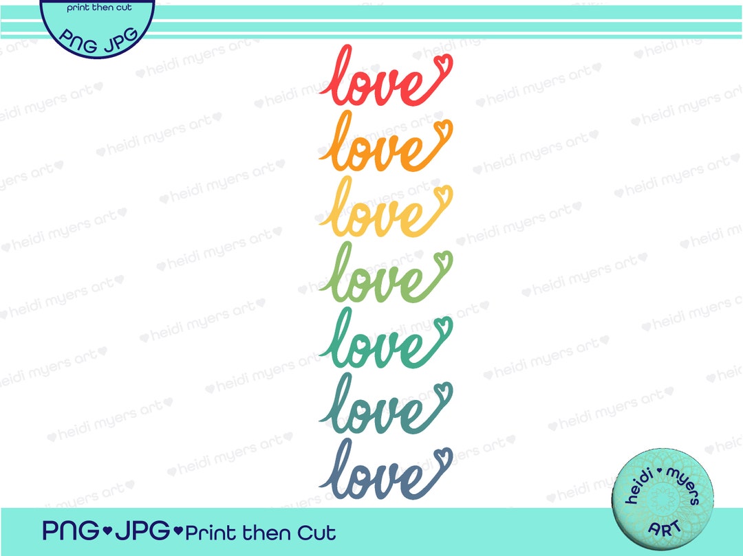 Love PNG Jpg,muted Color Wheel Colors,retro Rainbow T-shirt Design ...