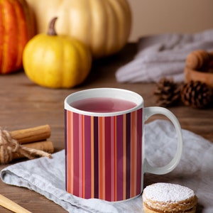 Autumn Maple Stripe Digital Seamless Repeat, 12x12 300dpi PNG, Instant ...