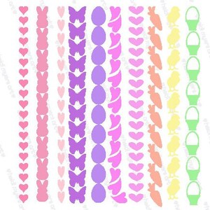 Easter Confetti SVG DXF SVG Shaker Cards Table Scatter Basket & Egg ...