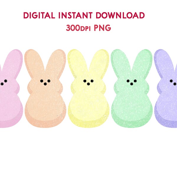 Peeps Clips Art - Etsy