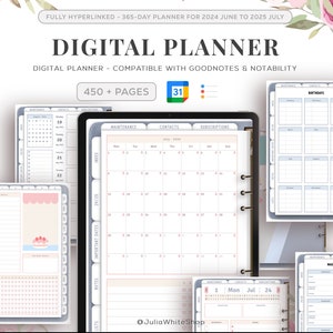 Digital Planner Midyear July 2024 - 2025 June Planner Ipad, iPad ...