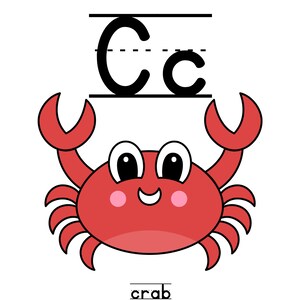 Under the Sea Alphabet Posters - Etsy