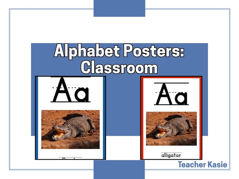 Classroom Alphabet Letters- Bright Rainbow Colors (printable) - Etsy