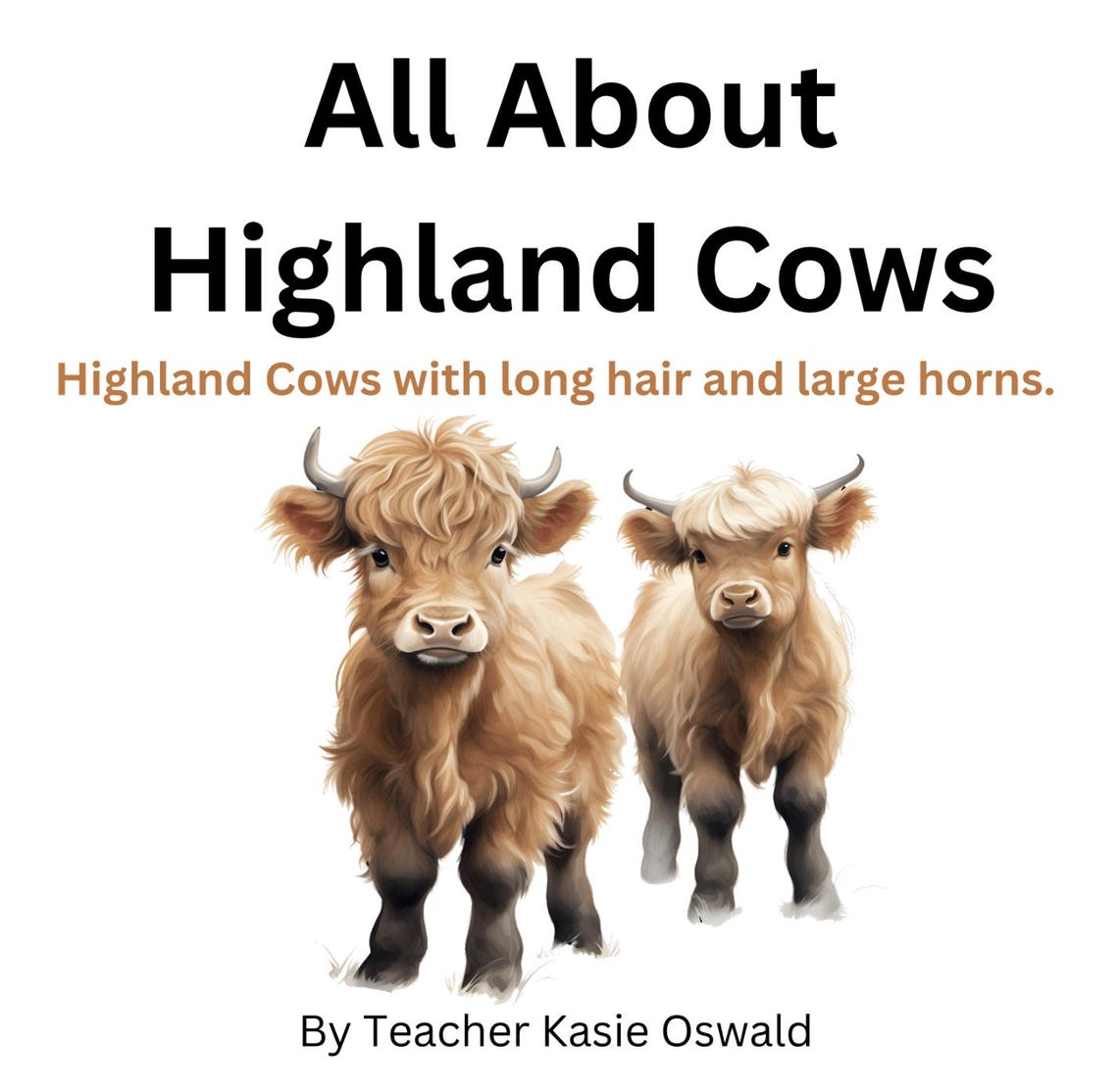 All About Highland Cows Classroom Nonfiction Storybook - Etsy