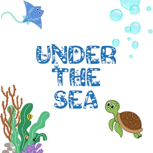 Under the Sea Alphabet Posters - Etsy