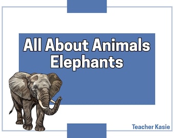All About Elephants Classroom Nonfiction Storybook - Etsy