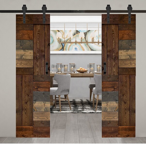 Double Sliding Barn Door - Etsy