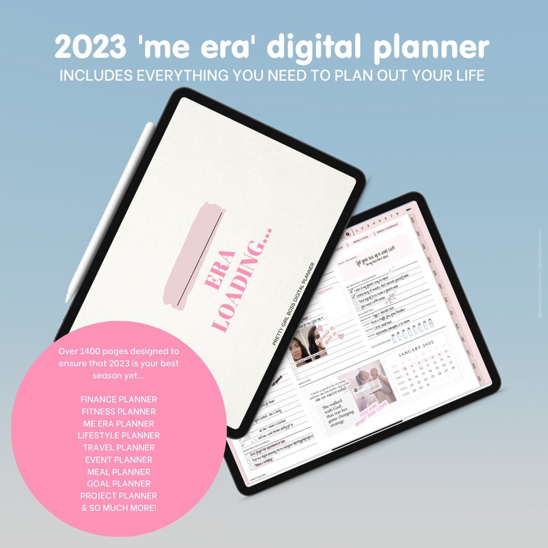 2023 Digital Planner ME ERA 2023 Planner Daily, Weekly & Monthly ...